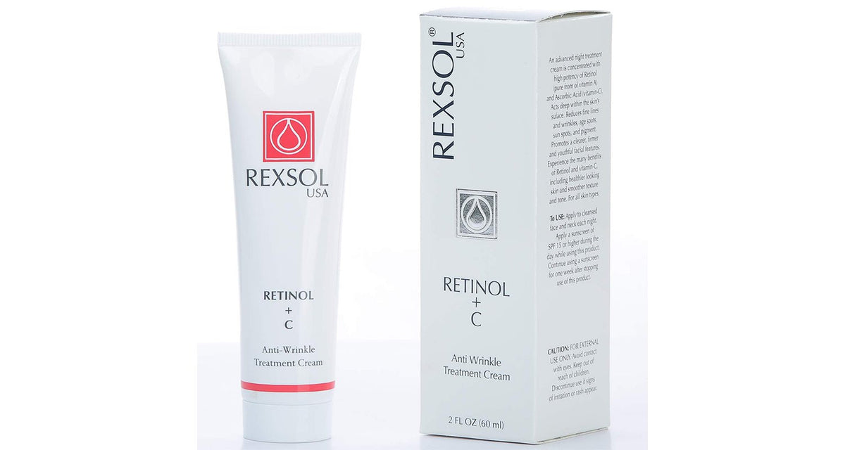 REXOL TM RETINOL+C ANTI WRINKLE CR. 60ML – Al Dawaa Pharmacies